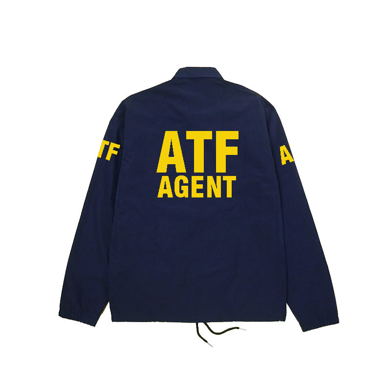 ATF agent coach jacket man spring/fall uniform identification trench c ...