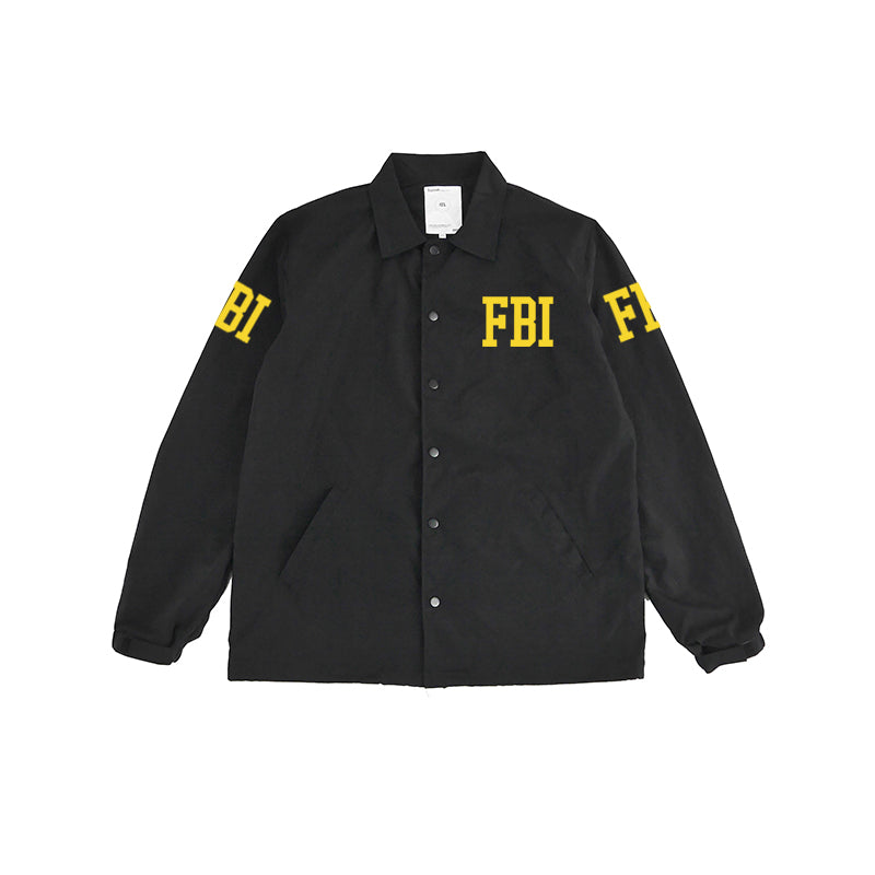 FBI identification clotheing coach jacket ruffian handsome coat men sk ...